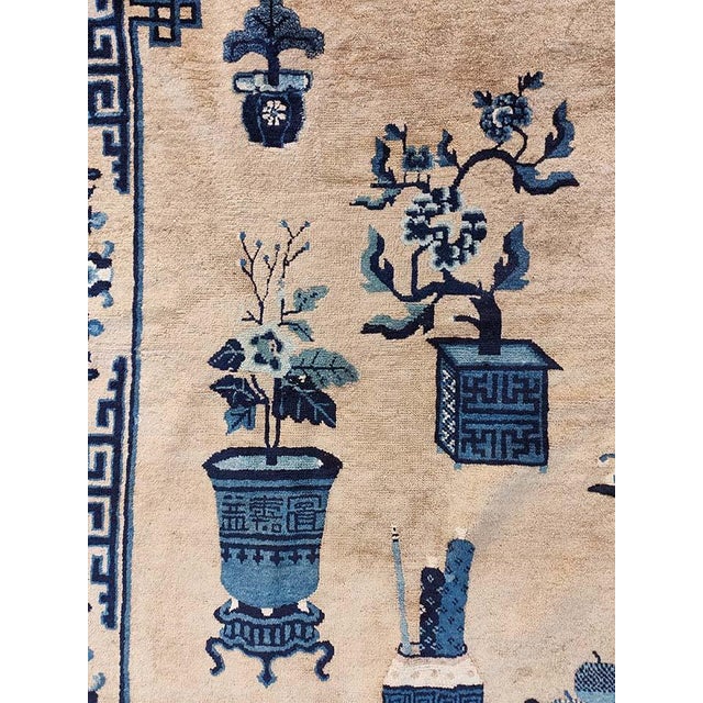 Late 19th Century Antique Chinese - Peking Rug 7'3" X 8'4" | Chairish