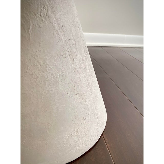 Mid-Century Modern Style Hourglass Concrete Spindle Diablo Pedestal ...