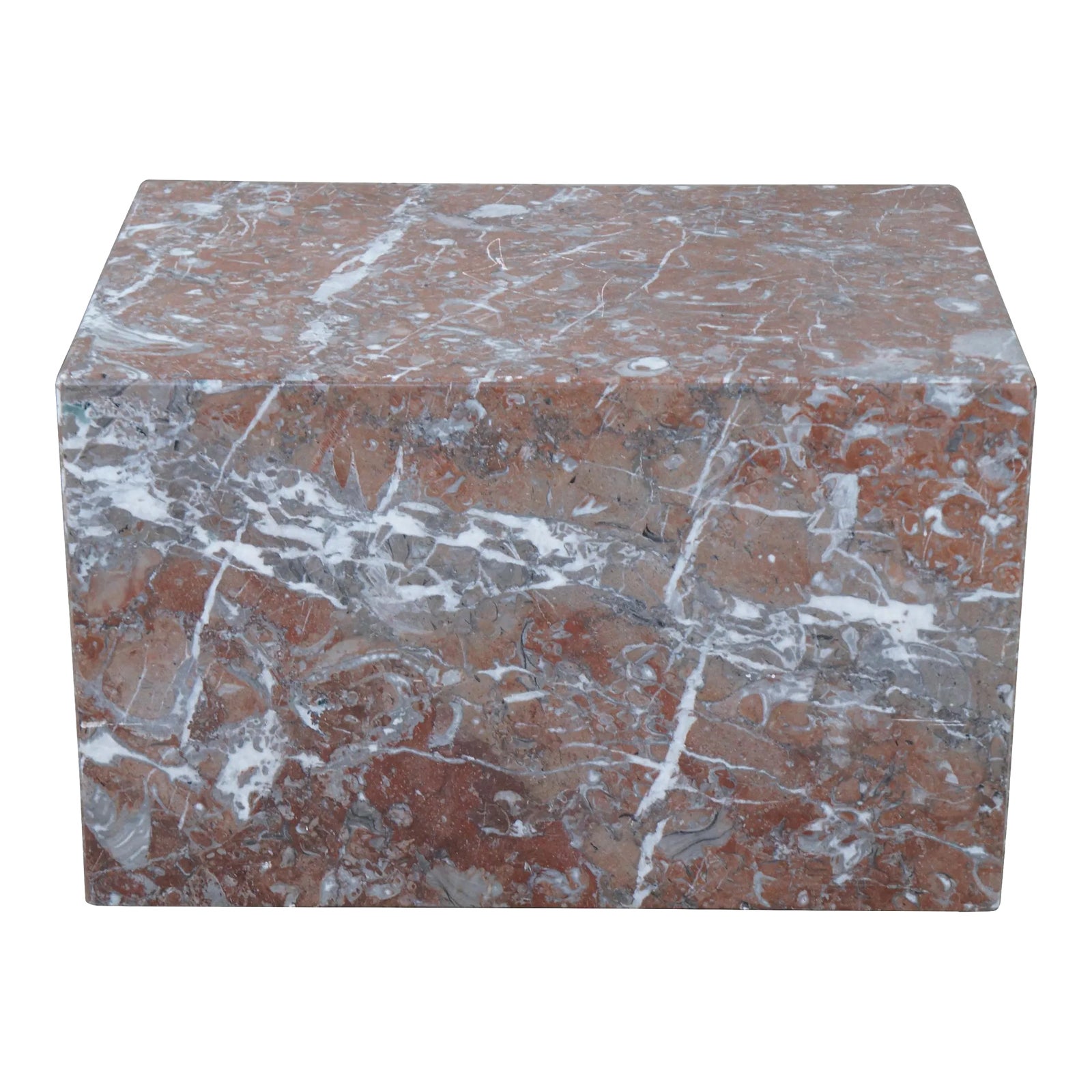 Vintage Heavy Marble Sculpture Display Plinth Statue Pedestal Base ...