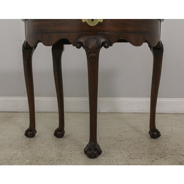 Kittinger Cw-156 Colonial Williamsburg Mahogany Clawfoot Table | Chairish