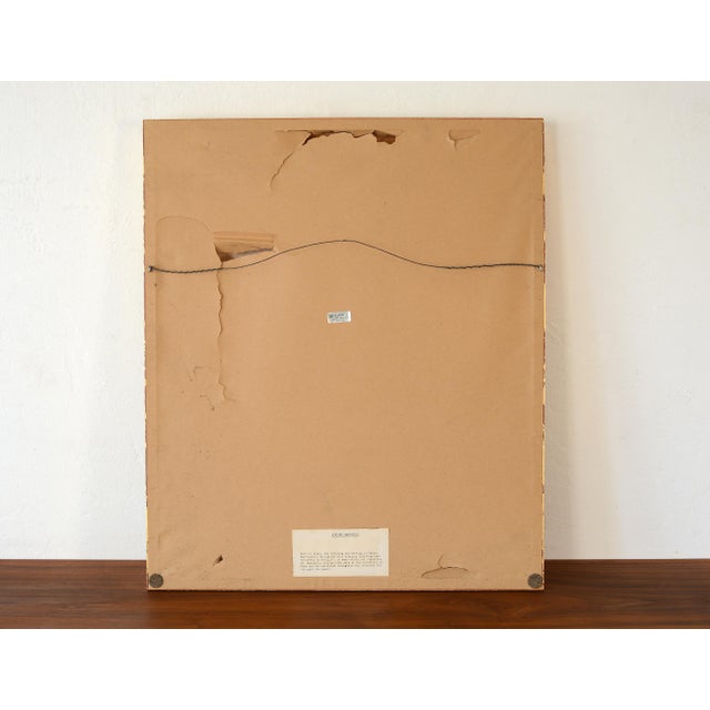 Mid Century Adriano Marchello London Tower Bridge Painting, Framed ...