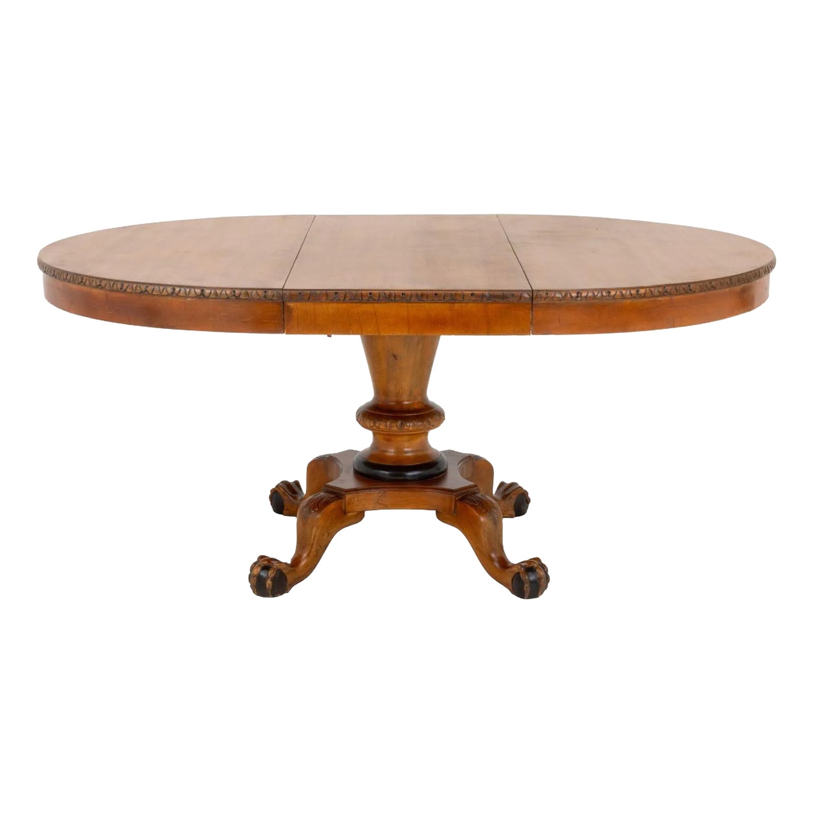 George II Style Parcel Ebonized Dining Table | Chairish