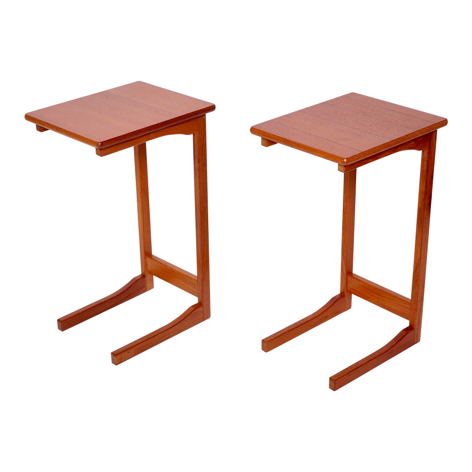 Two Danish Modern Teak Writing Stands by Fbj Møbler | Chairish