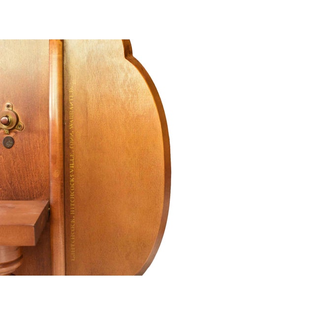 Mid 20th Century L. Hitchcock Harvest Stenciled Scalloped Edge Tilt-Top ...