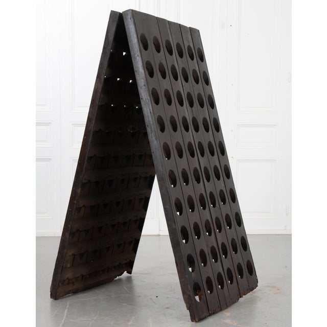 French 19th Century Champagne Riddling Rack | Chairish