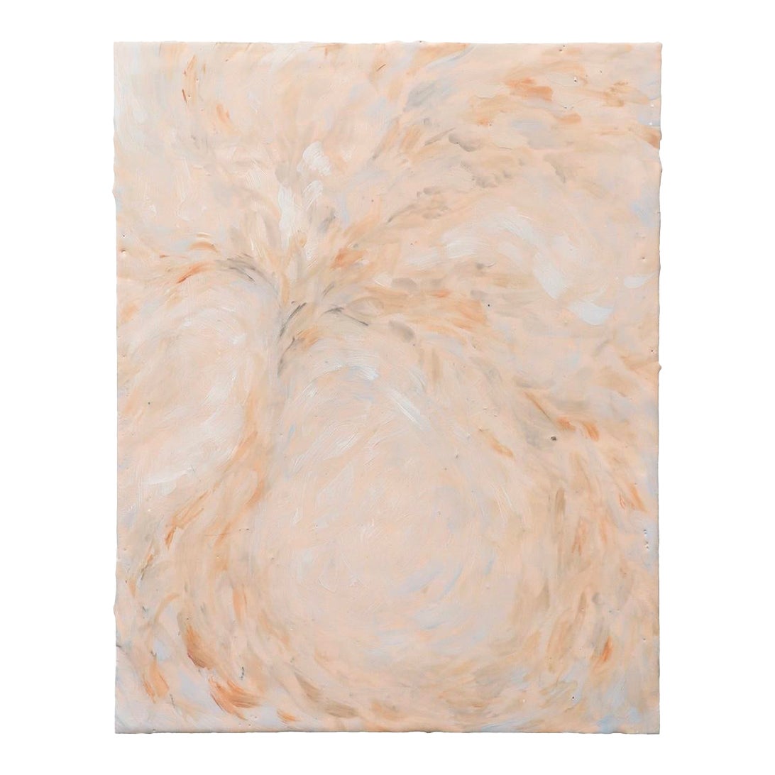 “Warm Current" – Encaustic and Oil Contemporary Neutral Abstract ...