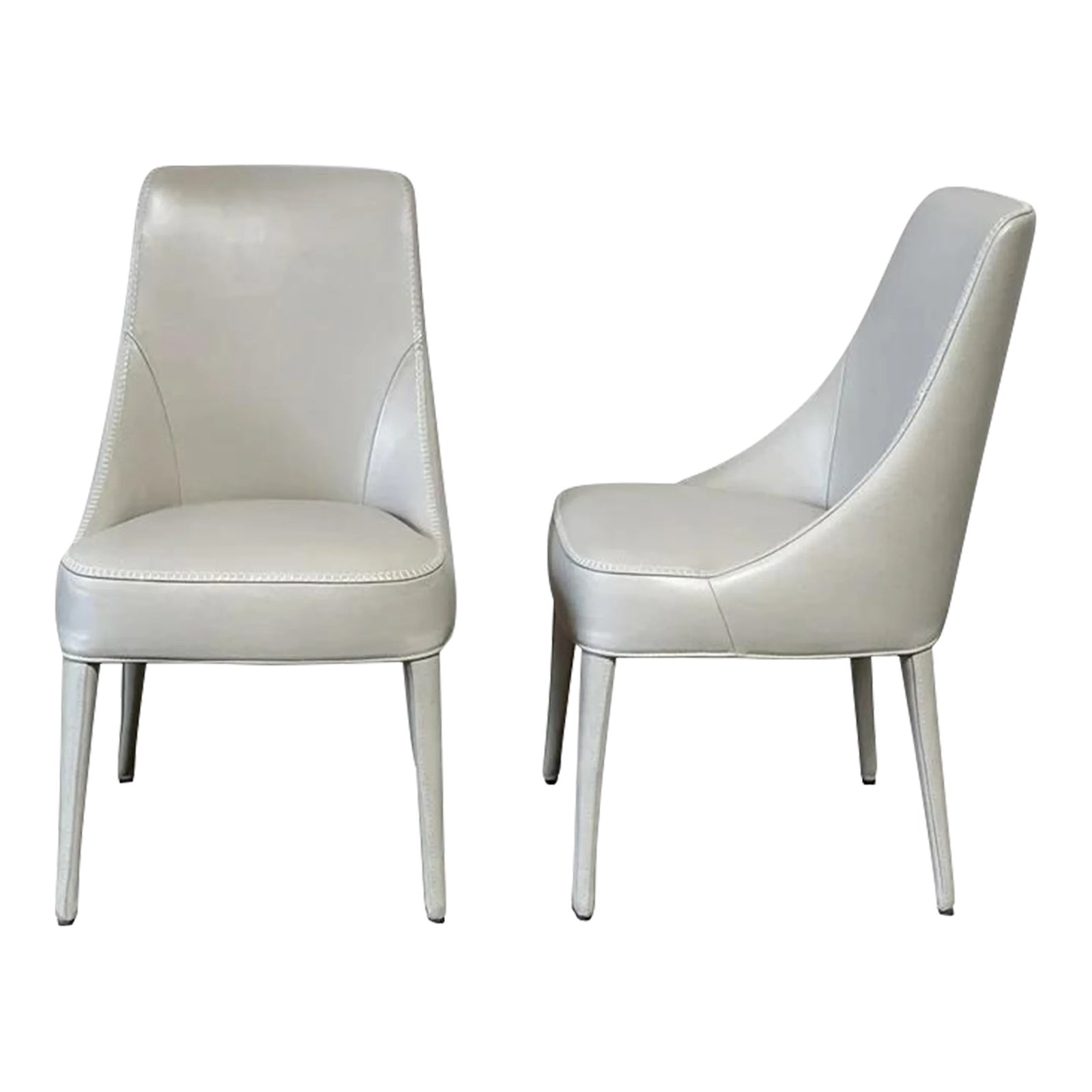 Set of Two Febo Dining Side Chair by Antonio Citterio for Maxalto ...