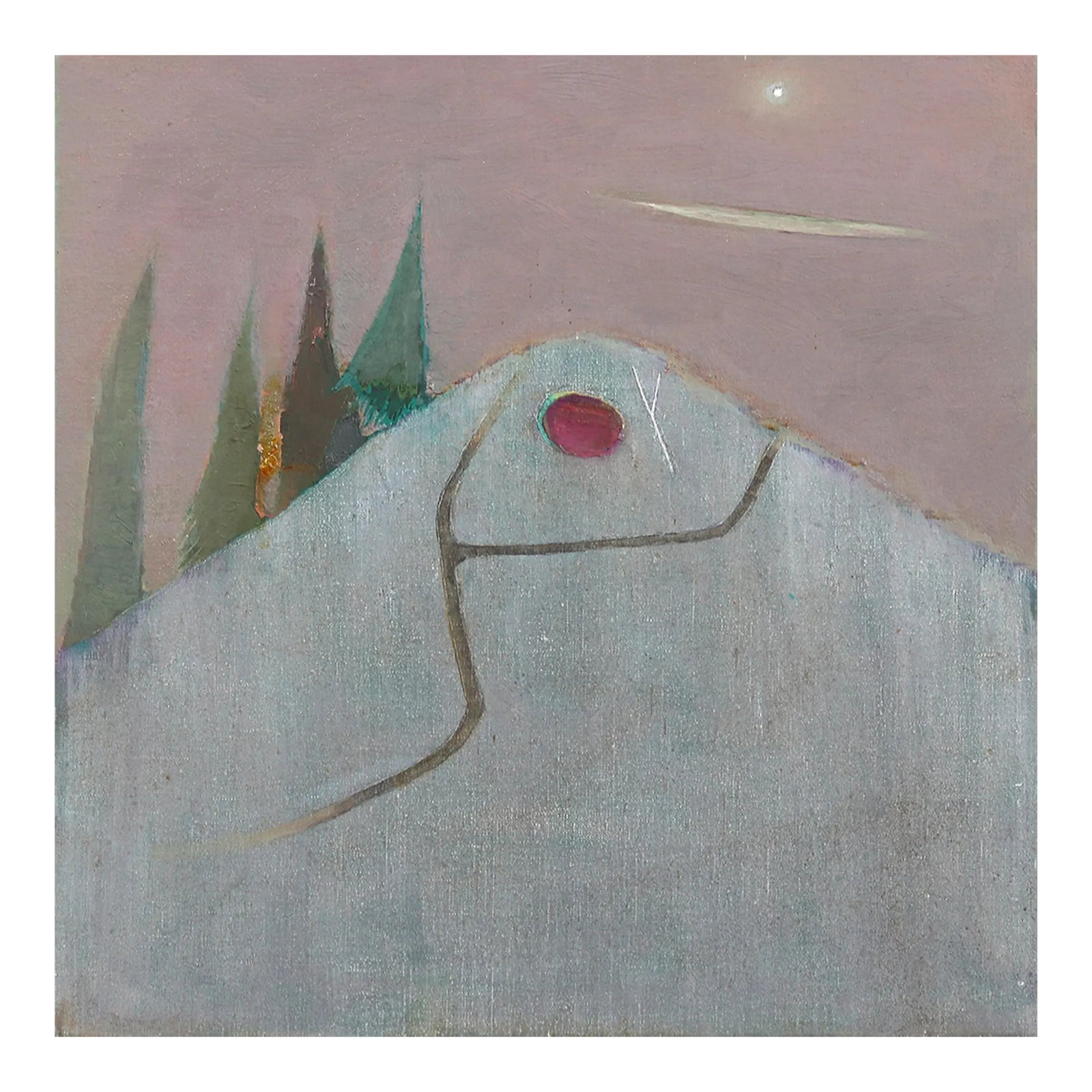 Cemetery Paths - Surrealist Moody Abstract Landscape Painting Original Artwork by Rob Katkowski ...