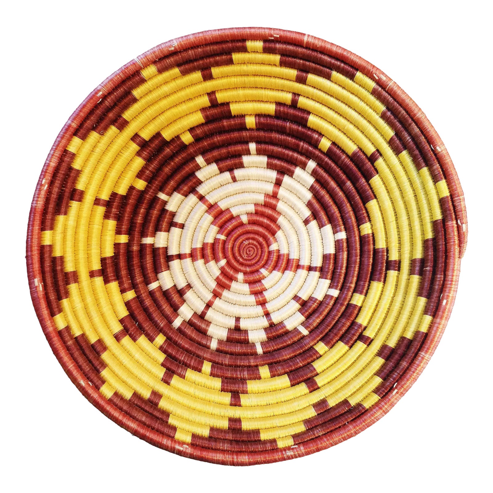 1990s Artisanal Rwandan Basket | Chairish