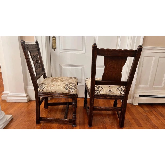 1930s Feudal Oak Chairs by Jamestown Lounge Company Set of 4 Chairish