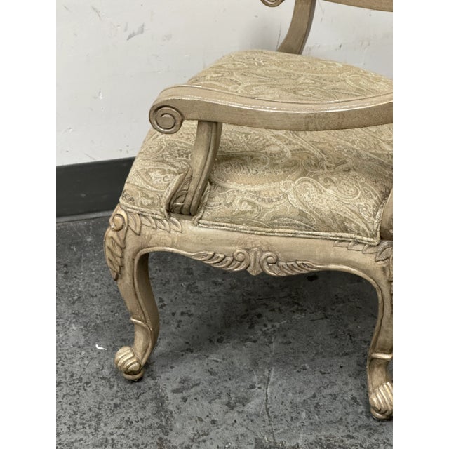 Moretti Design Venetian Style Dining Arm Chair | Chairish