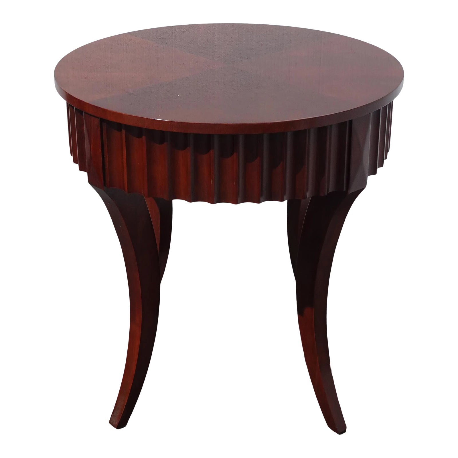 Vintage Modern Contemporary Ethan Allen Avenue Side Table or Entry Key ...