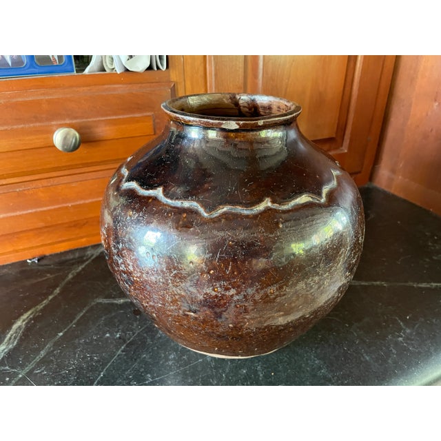 Early 19th Century Antique Burmese Martaban Jar | Chairish