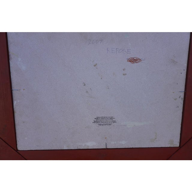 Early 20th Century Repose by Sam Hyde Harris, Oil on Board | Chairish