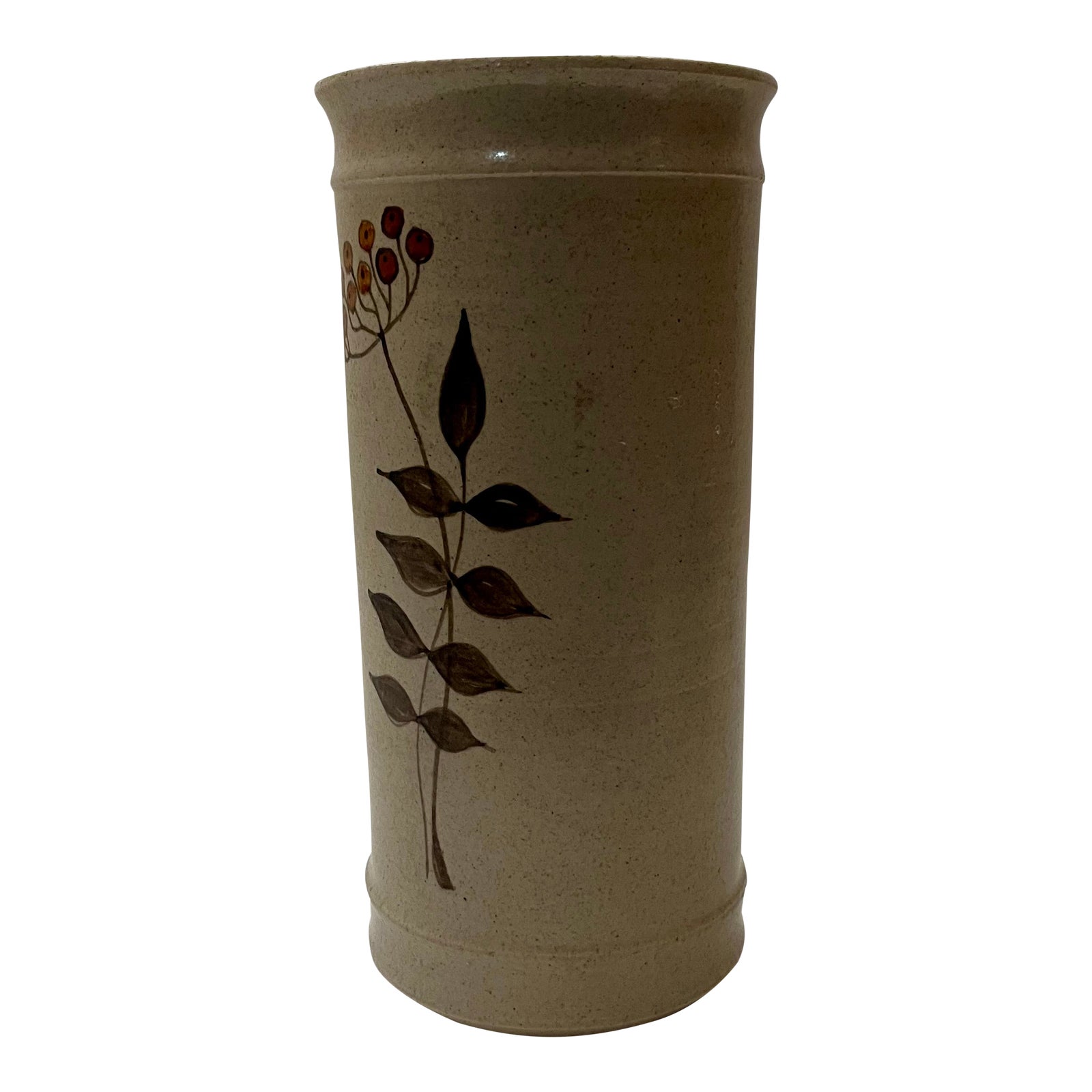 Vintage Flower Vase by Kähler Pottery | Chairish