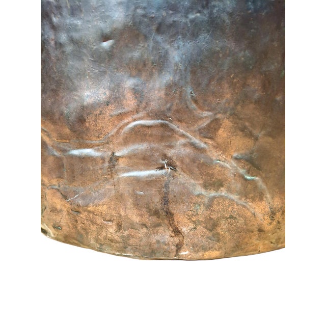 A Large 19th-Century Copper Apple Butter Cauldron With Iron Handle ...