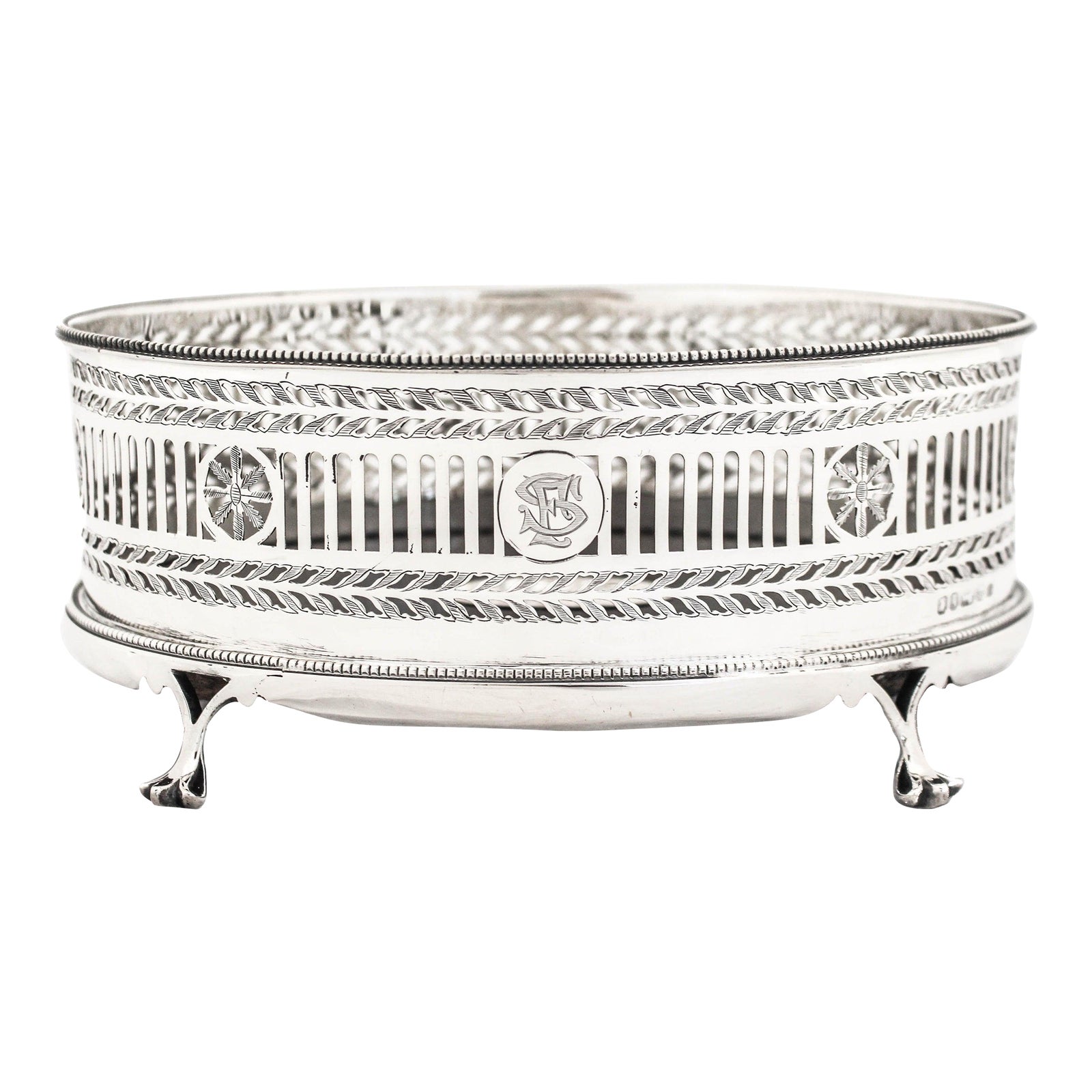 1903 Sterling Silver Tea Tray | Chairish