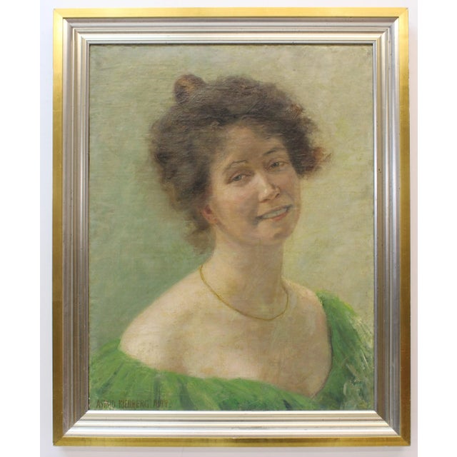 Portrait of Anna Morell Bux Sjoberg by Astrid Kiellberg | Chairish