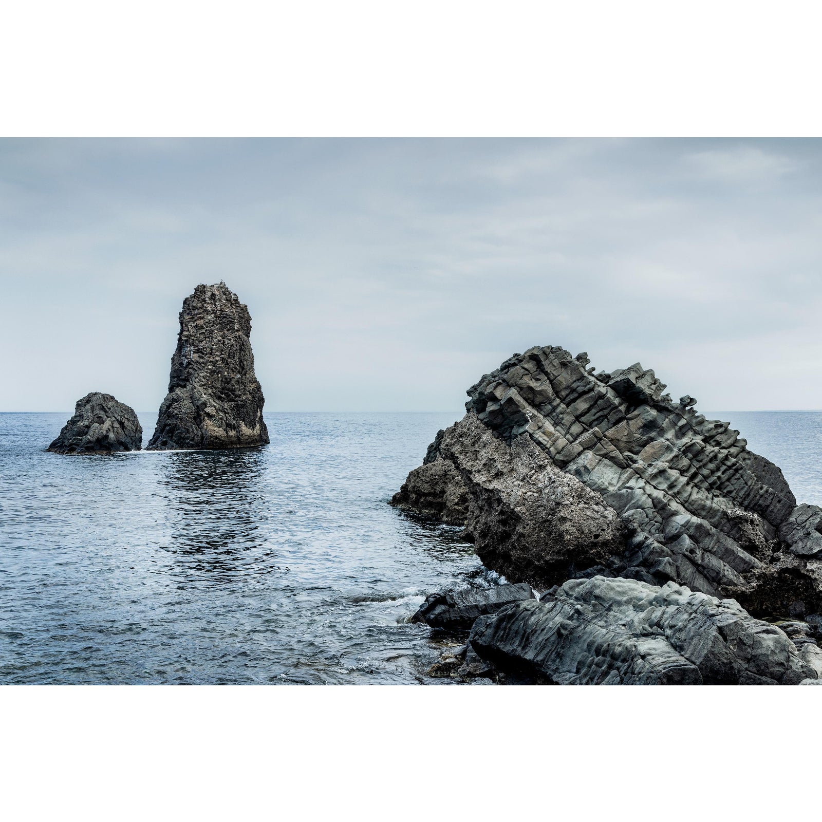 "The Islands of the Cyclops 2, Sicily" Seascape Colour Photograph by ...