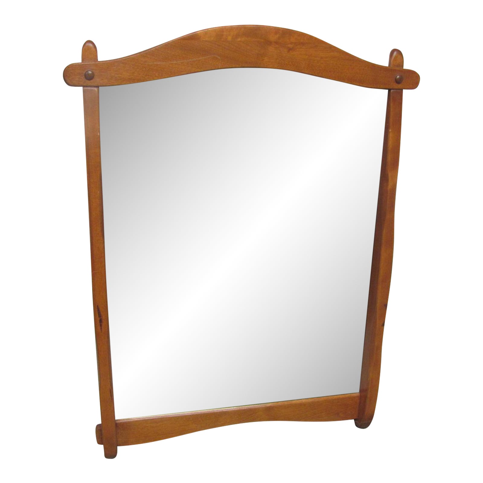 Maple Wall Mirror Attributed to Cushman of Vermont 1920s - 1940s | Chairish