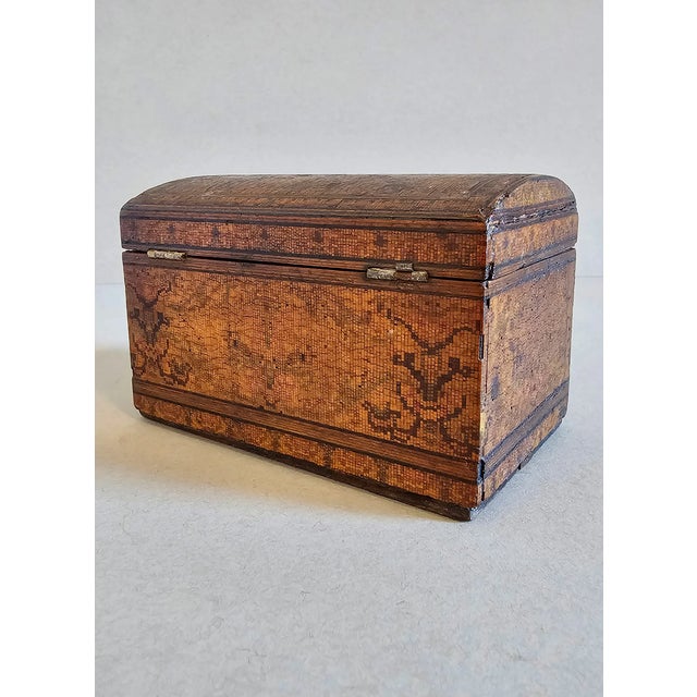 19th Century Scarce Mosaic Intarsia Marquetry Inlaid Decorative Table ...