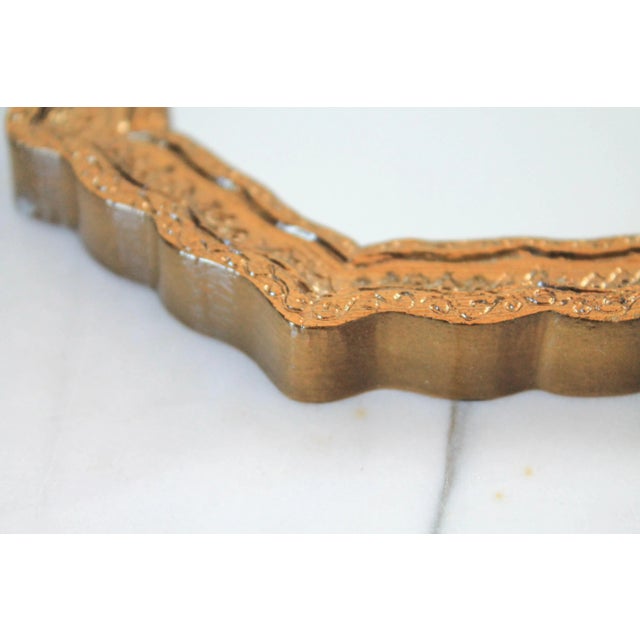 Vintage Gold Frame Octagon Wall Mirrors - a Pair | Chairish