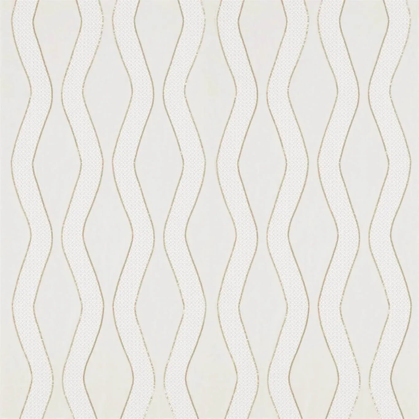 Harlequin Chime Fabric in Brass | Chairish