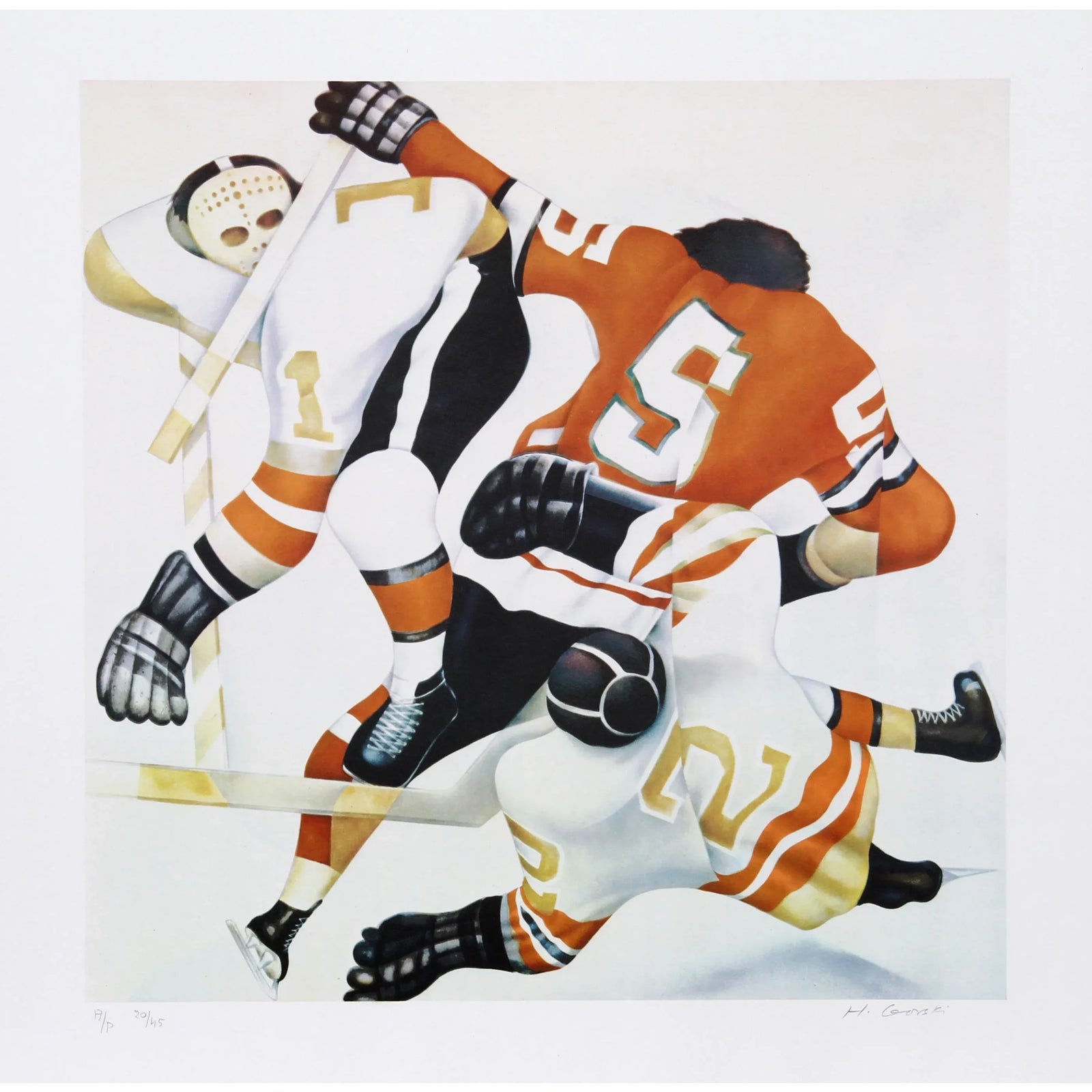 Ice Gods, Henry Gorski Lithograph | Chairish