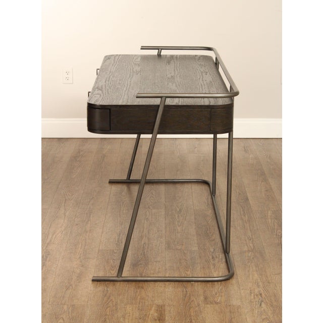 Safavieh Couture Ferrell Modern Industrial Wood And Steel Writing Desk ...