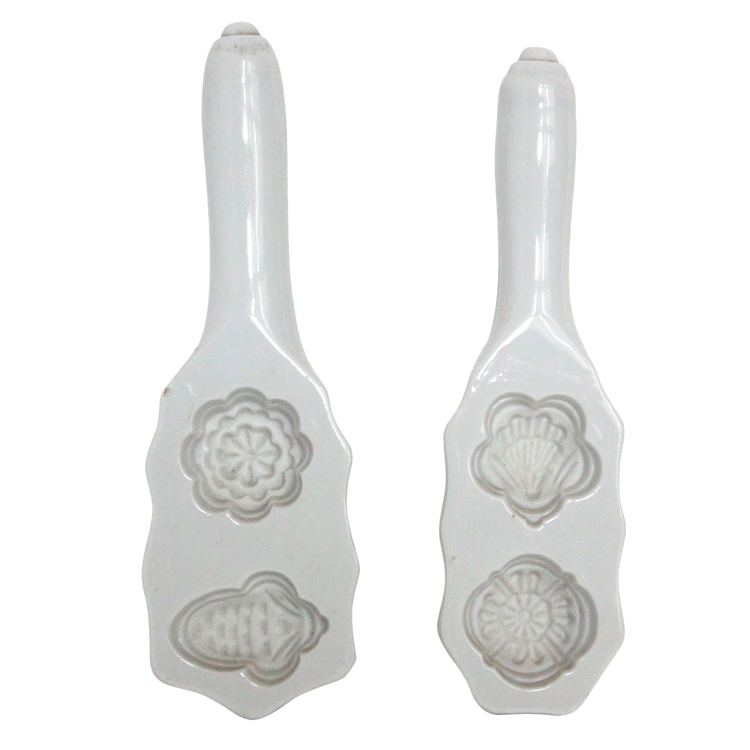 Mid 20th Century Schmid Design Butter Molds, Pair | Chairish