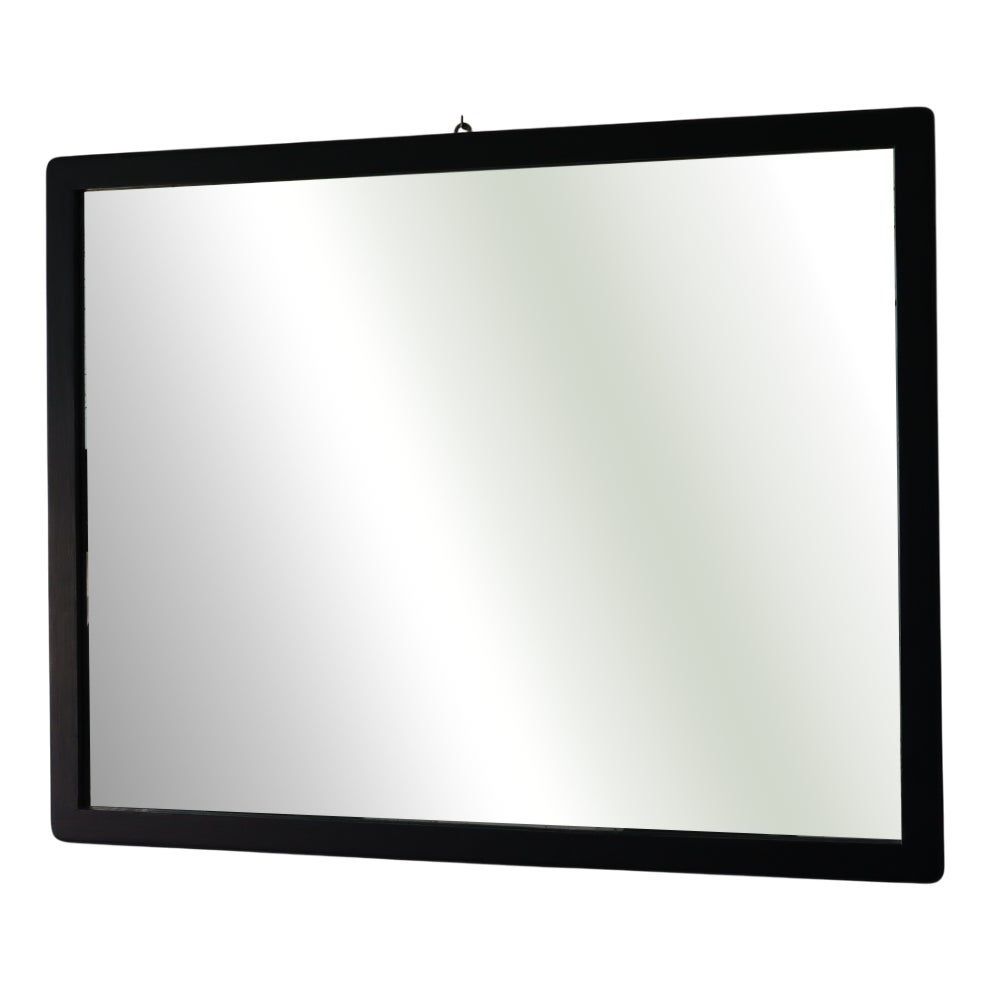 Mirror with Ebonized Wooden Frame, Early 1900s | Chairish