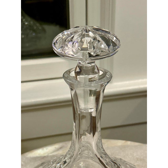Captain's Crystal Cut Decanter | Chairish