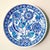 20th Century Turkish Blue & White Kutahya Cabinet / Wall Plate | Chairish