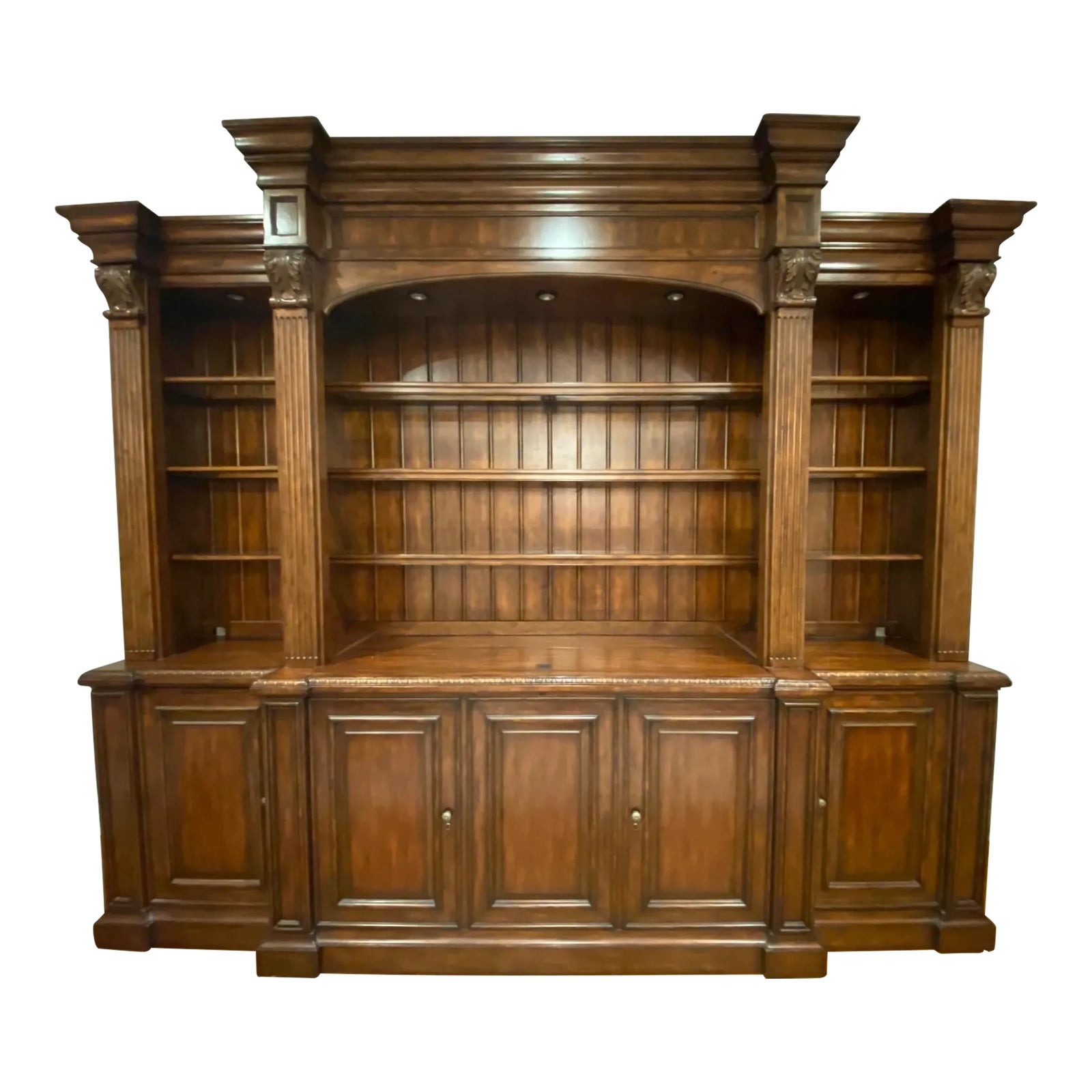 2000s Sligh Traditional Entertainment Center | Chairish