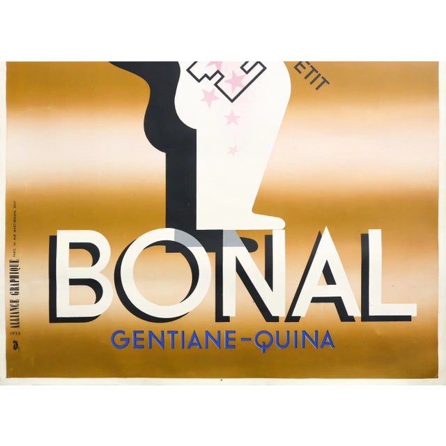 1933 French Liquor Advertisement, Bonal, Gentiane-Quina - a.m ...