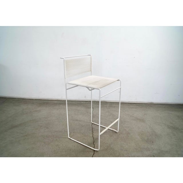 1970’s Mid-Century Modern Italian Spaghetti Counter Stool | Chairish