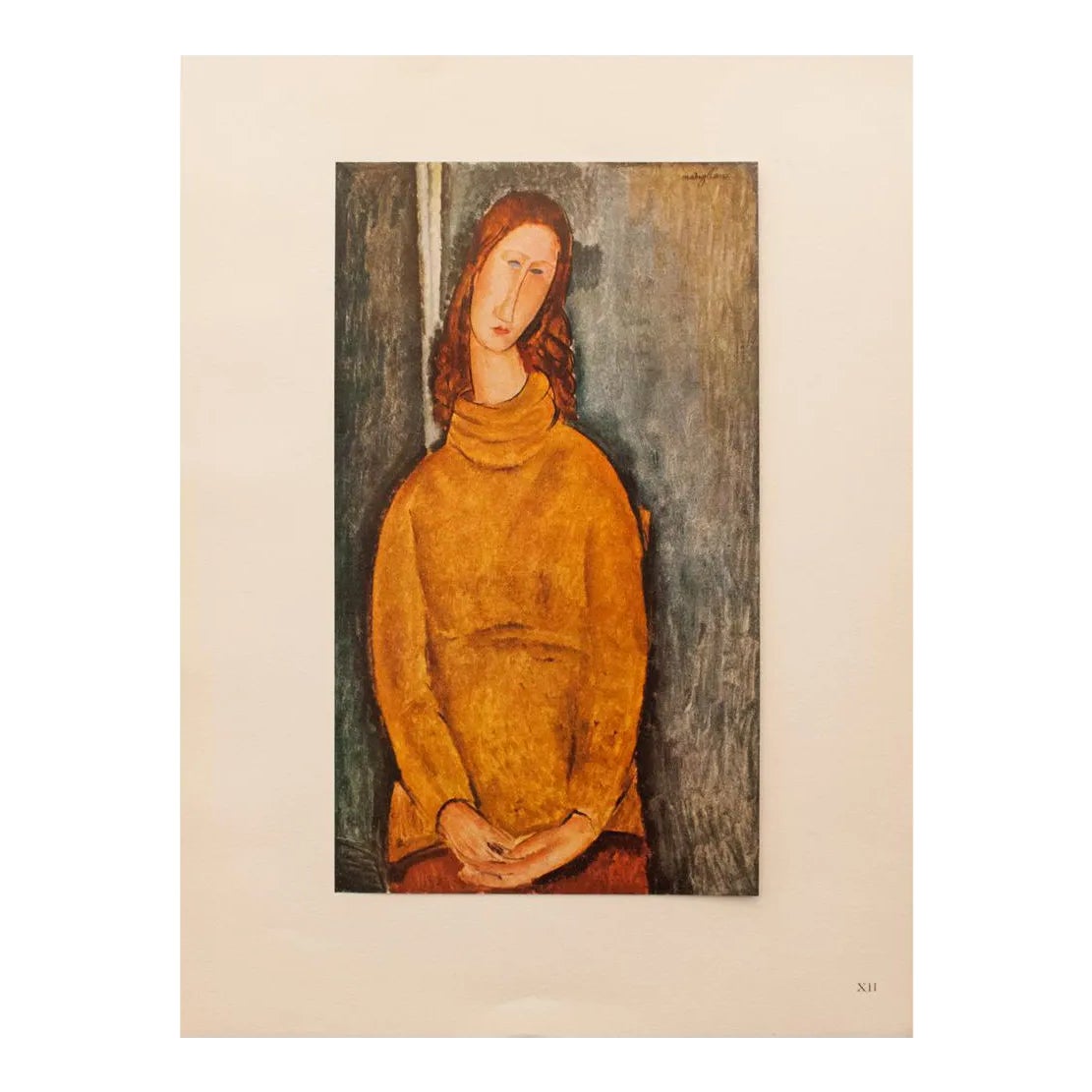 1947 After Amedeo Modigliani "Madame Hébuterne", First Edition Parisian ...