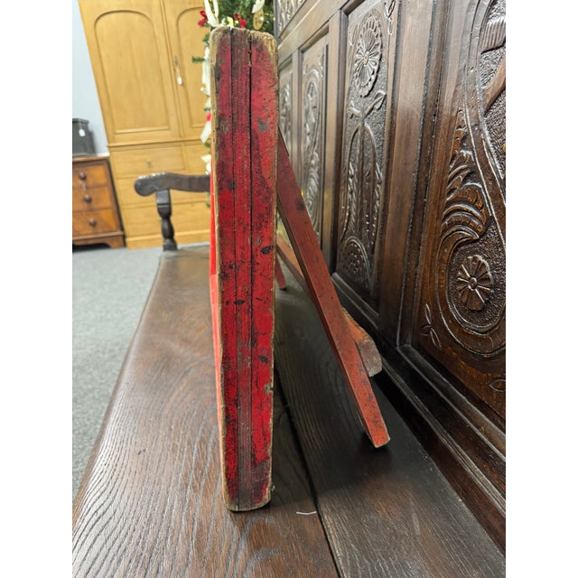 Vintage Hand Painted Wooden English Road Traffic Sign | Chairish