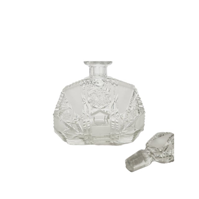 Art Deco Glass Water Carafe, Czechoslovakia, 1950s | Chairish