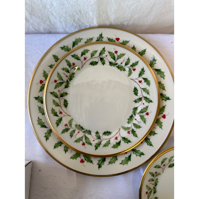 Lenox Holiday China Dinnerware Set- 60 Pieces | Chairish
