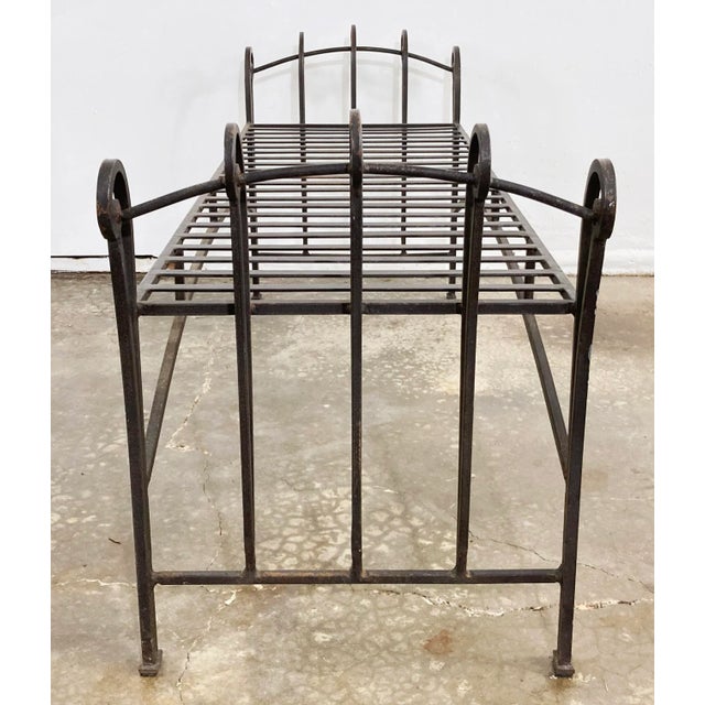 Vintage Cast Iron Bench | Chairish