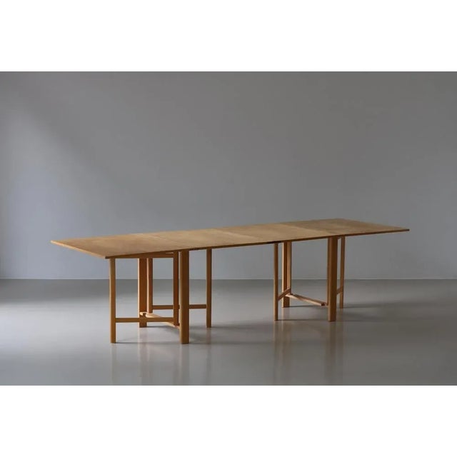 Maria Flap Folding Table in Karelian Birch attributed to Bruno Mathsson ...