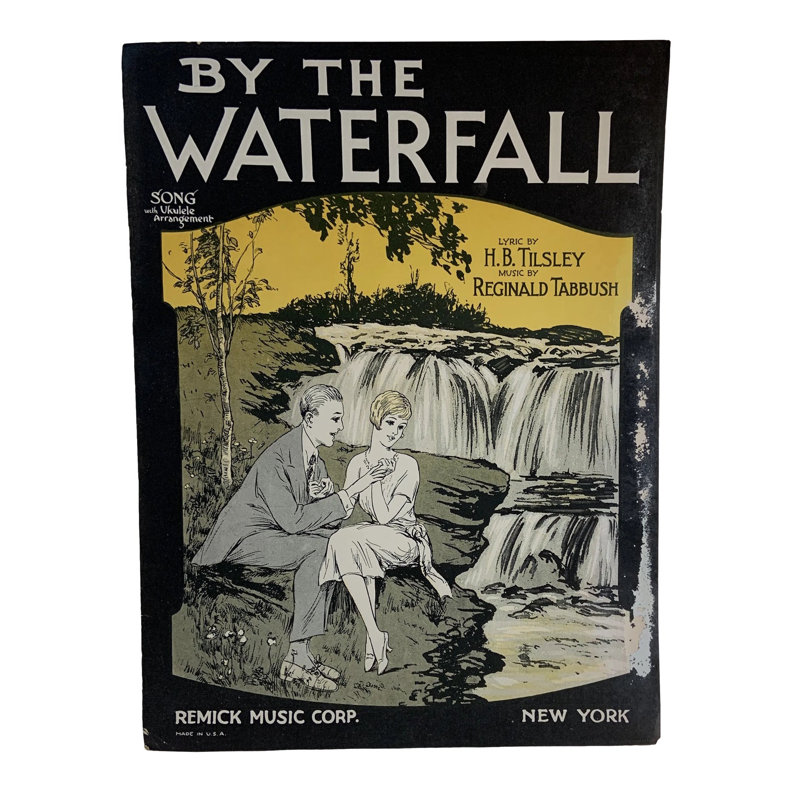 1928 By the Waterfall Sheet Music | Chairish