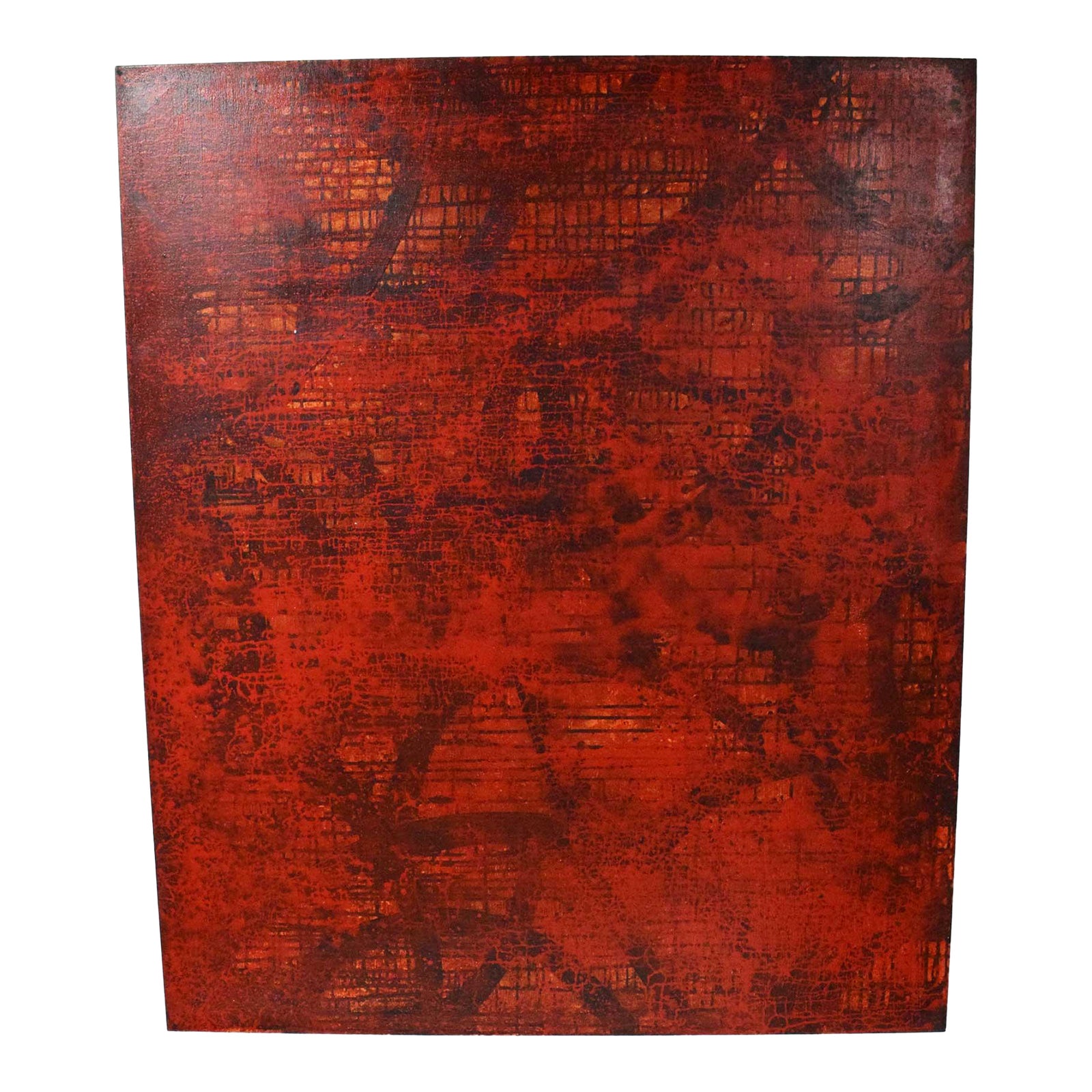 Large Acrylic on Canvas by Ron Strong, Dtd. 2001, Titled "Eleviocity ...