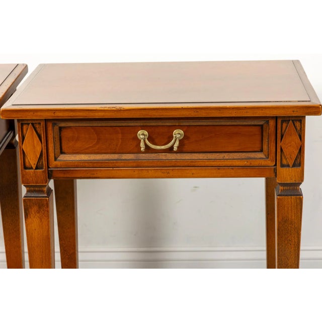 20th C French Directoire Style Cherry Side Tables Selva’s Villa ...