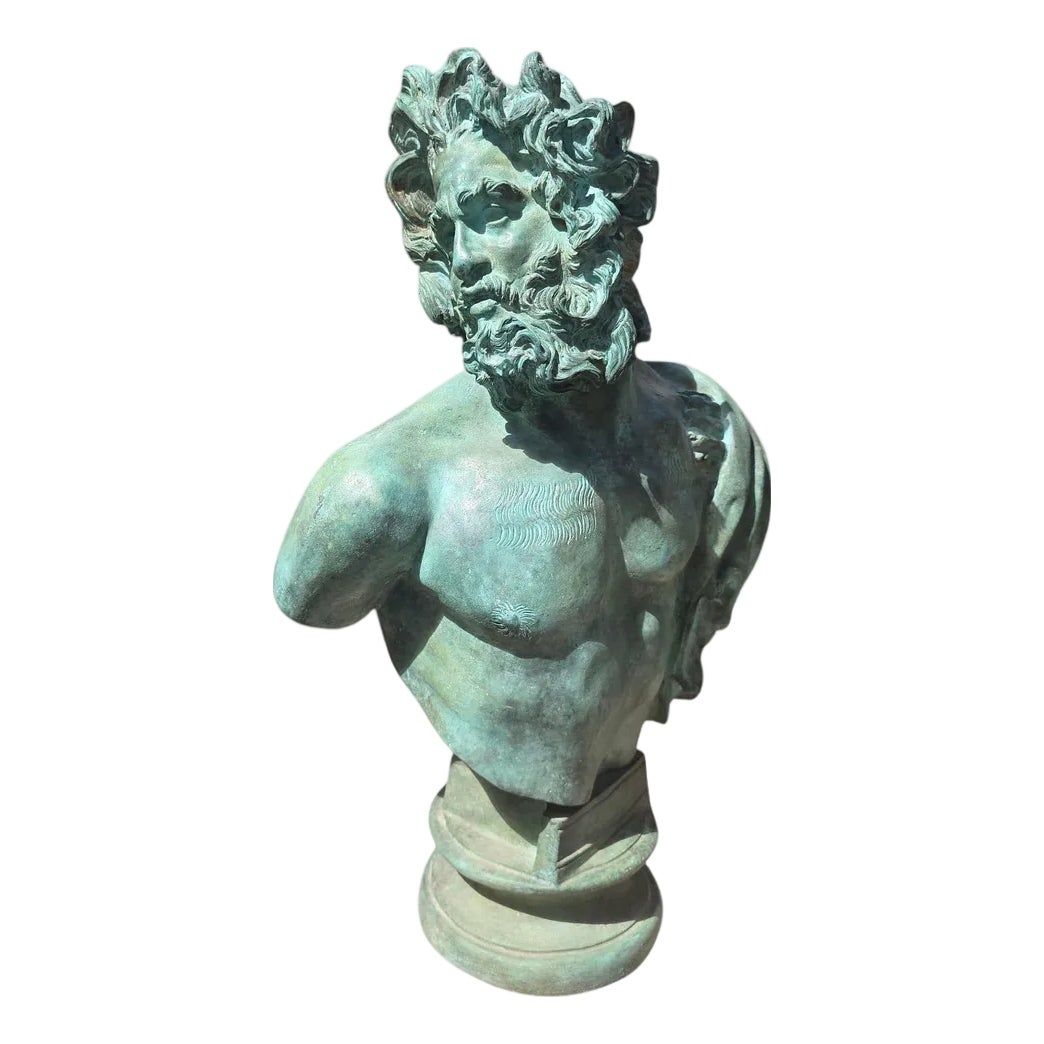 Bronze Bust of Faun by Fonderia Chiurazzi, 1980 | Chairish