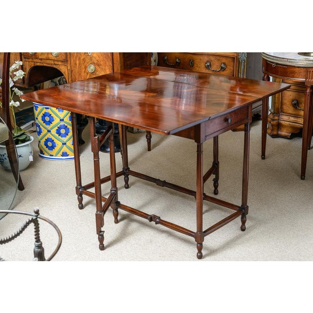 Antique English Mahogany Spider Leg Table | Chairish