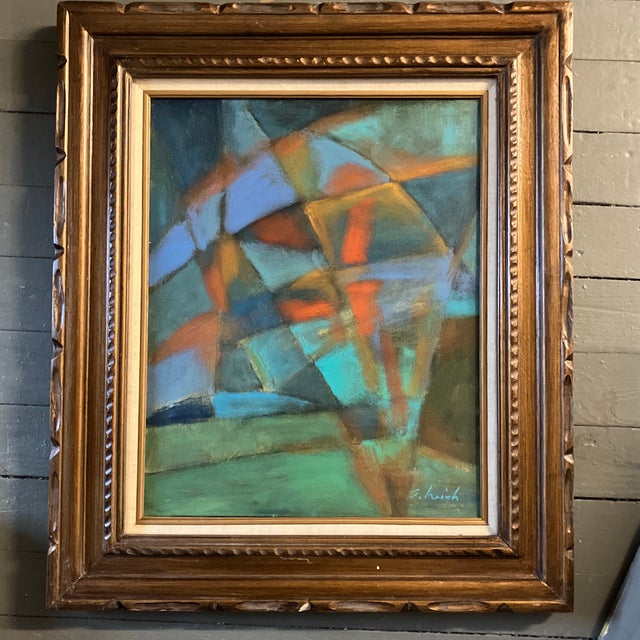 Contemporary Original Stephen Heigh Abstract Painting “Into the Forest ...