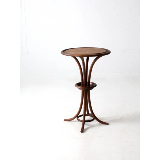 Antique Bentwood Side Table | Chairish