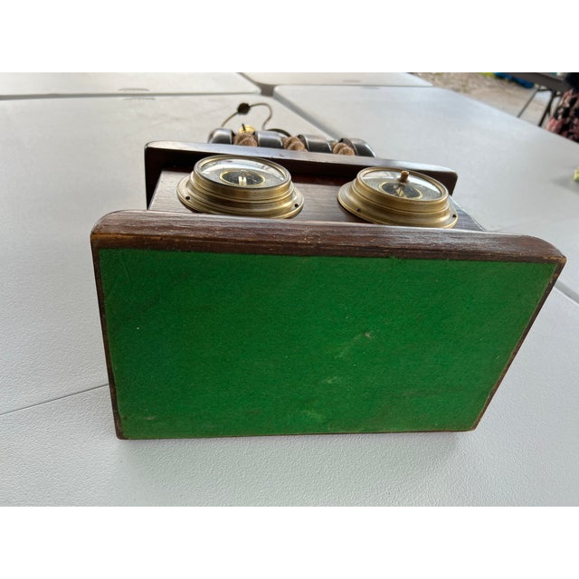 Mid 20th Century Nautical Barometer Lamp | Chairish